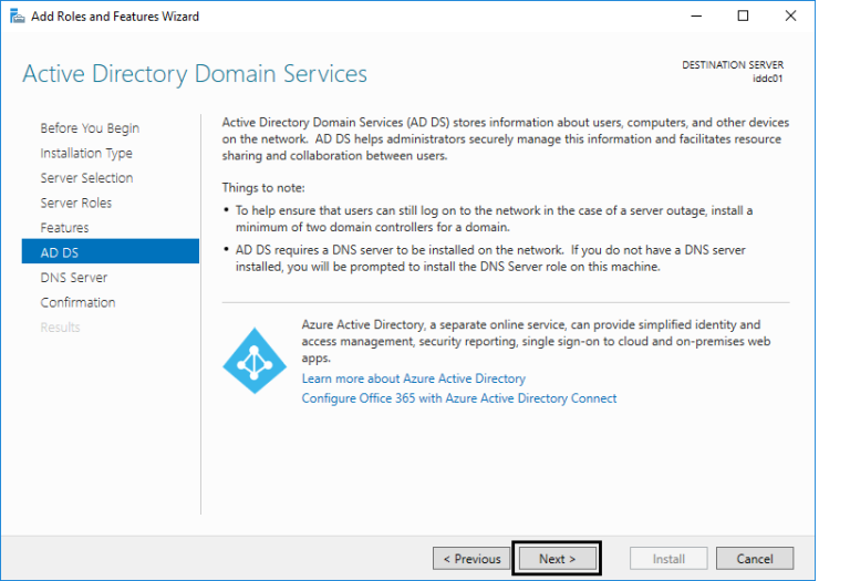 How to Setup Active Directory Domain Service & DNS with ServerStadium