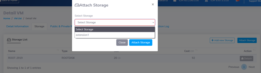 Adding Attaching And Resize Root Storage Disk In Serverstadium Vm