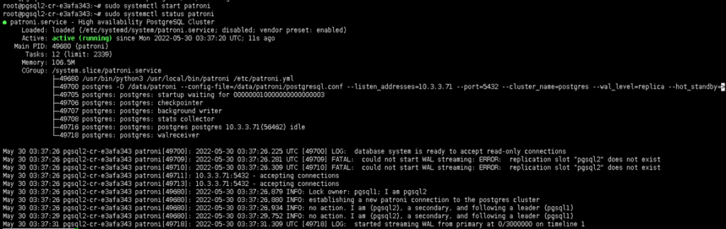 Set Up High Availability PostgreSQL Cluster Using Patroni on ServerStadium