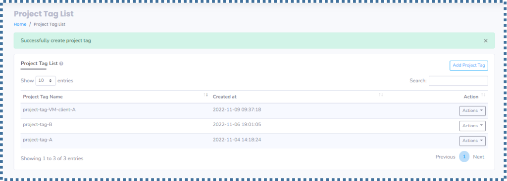 How to Create Project Tag in ServerStadium for More Organized VM ...